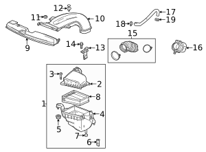 2020-2021 GM Air Cleaner Assembly 42712663 | TascaParts.com
