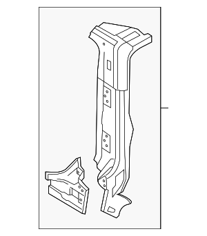 2009-2014 Nissan Cube Rear Pillar 77600-1FC0A | OEM Parts Online