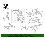 2016-2025 GM Rear Suspension Upper Trailing Link 84826388 GM ...
