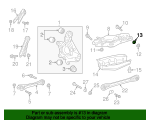 2013-2016 GM Lower Control Arm Washer 11611695 | GMPartsDirect.com