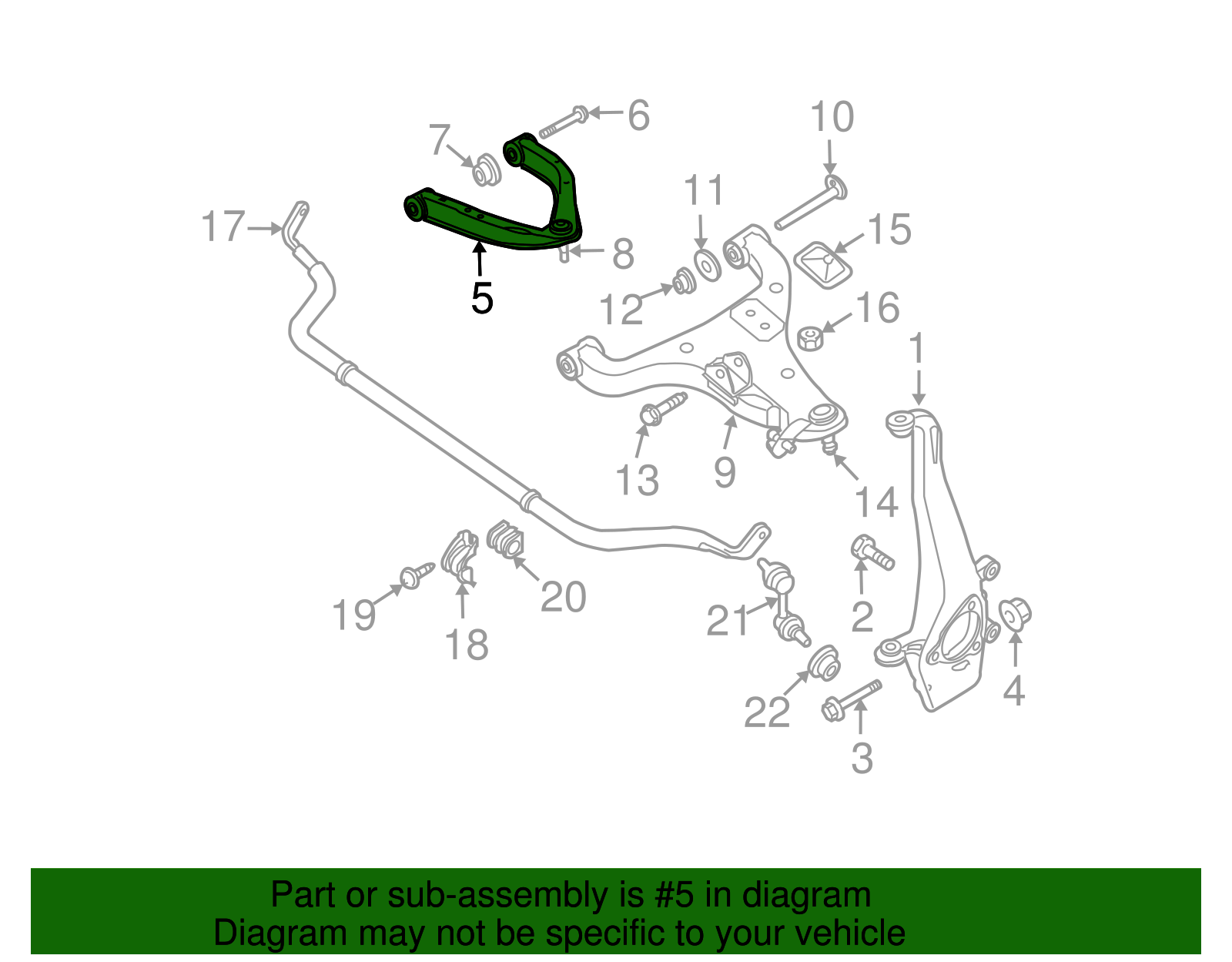 54524-ZQ00A - Upper Control Arm 2006-2010 Infiniti QX56 | INFINITI ...