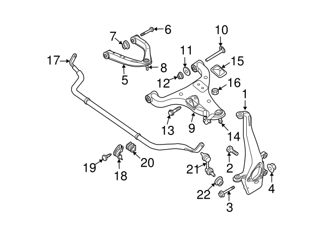 54524-ZQ00A - Upper Control Arm 2006-2010 Infiniti QX56 | INFINITI ...