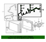 2018-2020 Buick Air Conditioning Refrigerant Heat Exchanger 84261909 GM ...