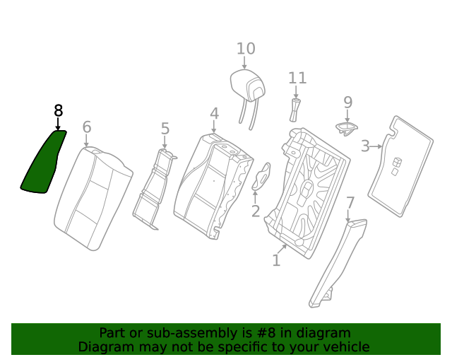 167-920-02-02-8T38 - Bolster Cover 2020-2021 Mercedes-Benz | Mercedes ...
