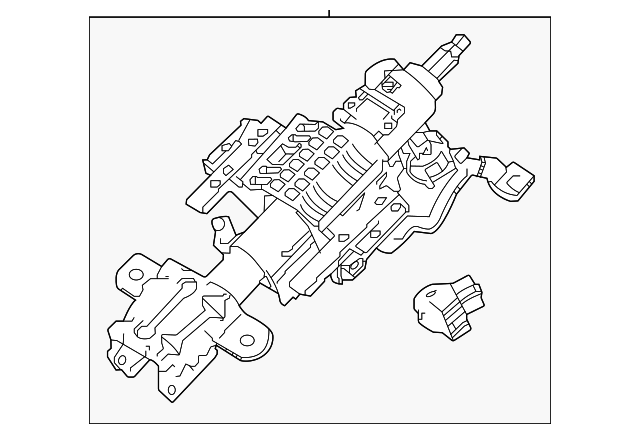 2021-2024 Ford Steering Column PL3Z-3C529-F | FordPartsOnSale.com