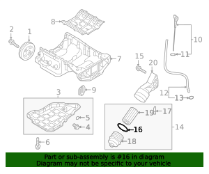 26341-3C300 - Filter Assembly O-Ring 2019-2020 Kia Sorento | Kia.Parts ...