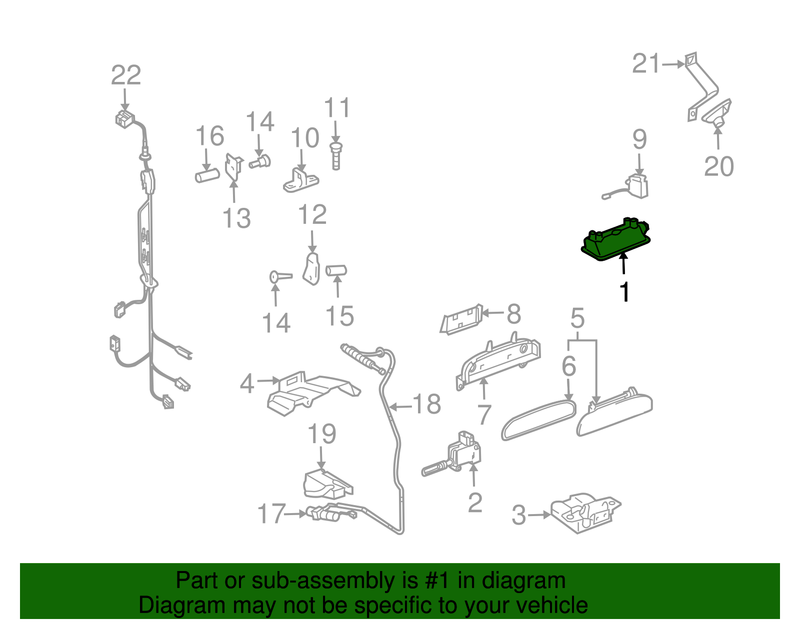 2008-2010 Volkswagen Touareg Handle 7L6-827-609 | Retail Performance ...