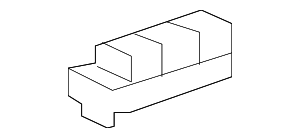 2009-2017 GM Black Single Door Lock Switch with Blue Backlighting ...