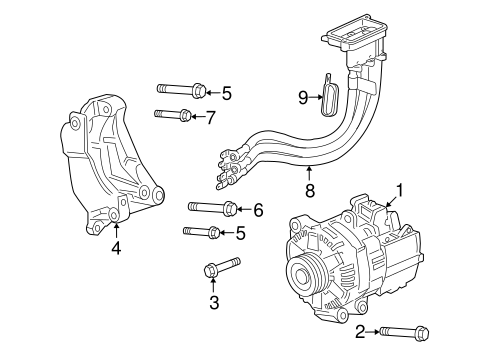 Belts & Pulleys for 2008 Saturn Aura | GMPartsDirect.com