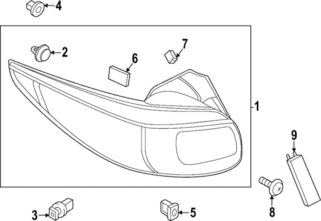 VA40-51-150B - Tail Lamp Assembly 2023-2024 Mazda CX-50 | Mazda Parts ...