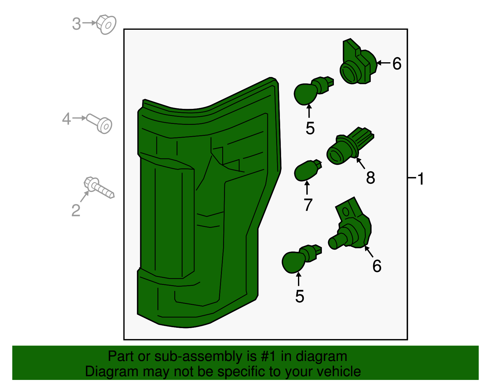 LC3Z-13405-C - Tail Lamp 2020-2022 Ford | Big 3 Auto Parts