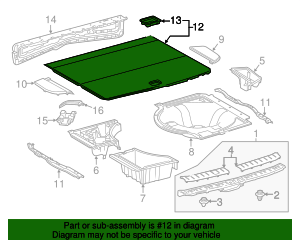 2016-2022 Lexus Floor Cover 58410-0E070-C1 | OEM Parts Online