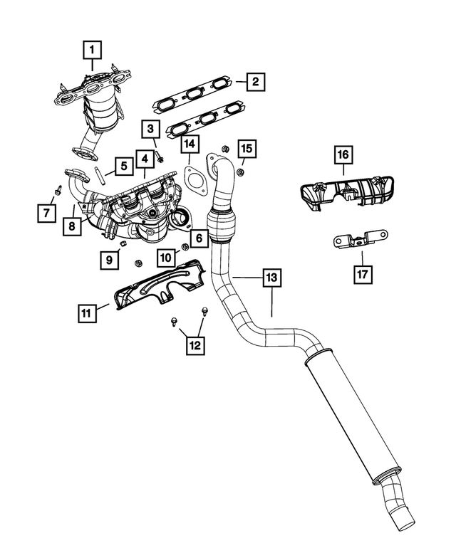 2007-2018 Mopar Nut, Mounting 6104987AA | Mopar Estores