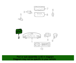 2005-2010 Mopar Headlamp Switch 68019678AE | TascaParts.com