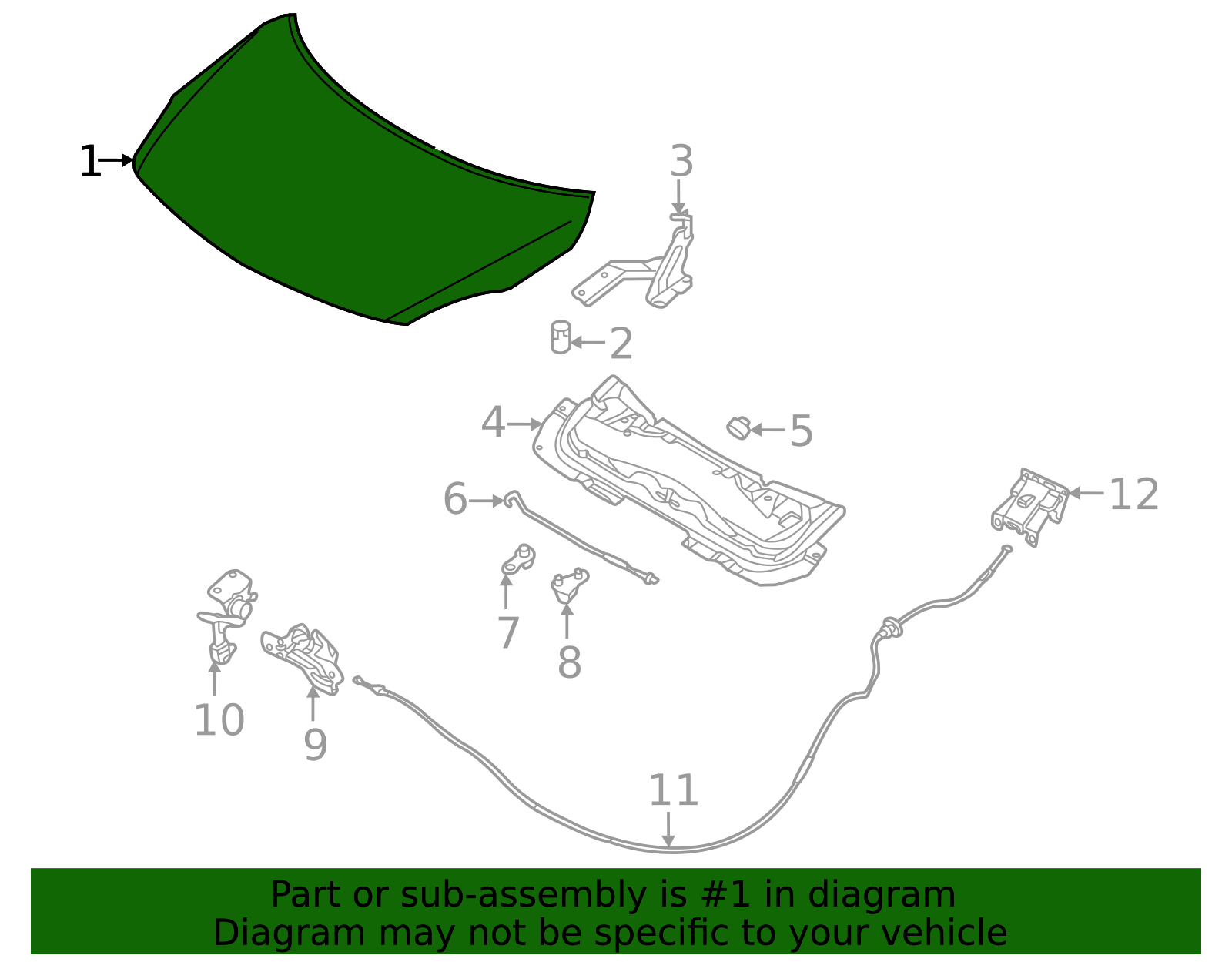 FE100-5EFAA - Hood Panel 2020-2025 Nissan Versa | Nissan Parts ...