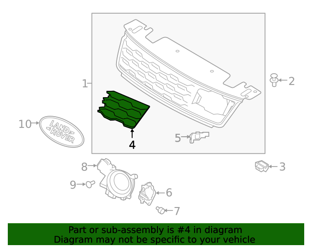 Genuine OEM Door Part# LR115986 Fits 2019-2020 Land Rover Range Rover ...