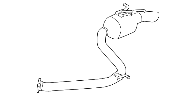 17430-0V240 - Exhaust Pipe - 2013-2018 Toyota RAV4 | OEM Genuine Toyota ...