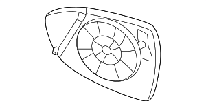 96366-6LB3A - Mirror Glass - 2020-2025 Nissan Sentra | Nissan OEM Parts ...