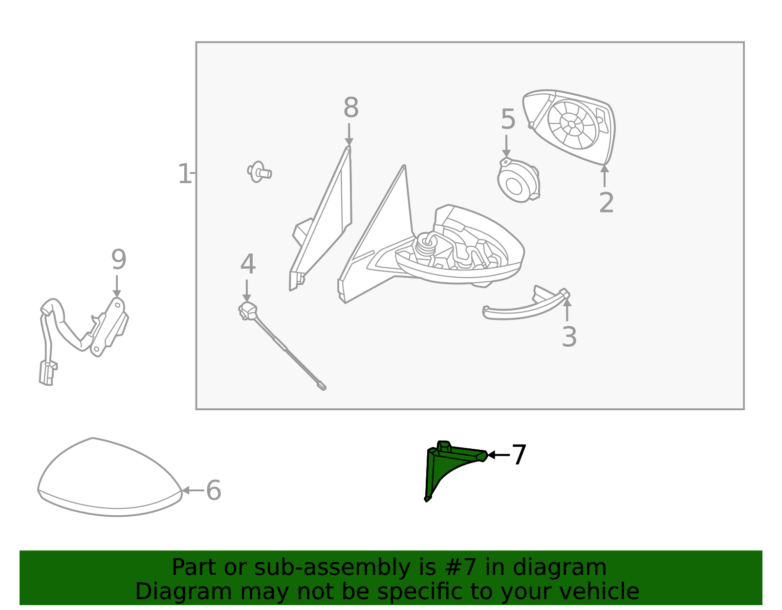 82290-6LE0A - Corner Cover 2020-2024 Nissan Sentra | Nissan Parts ...
