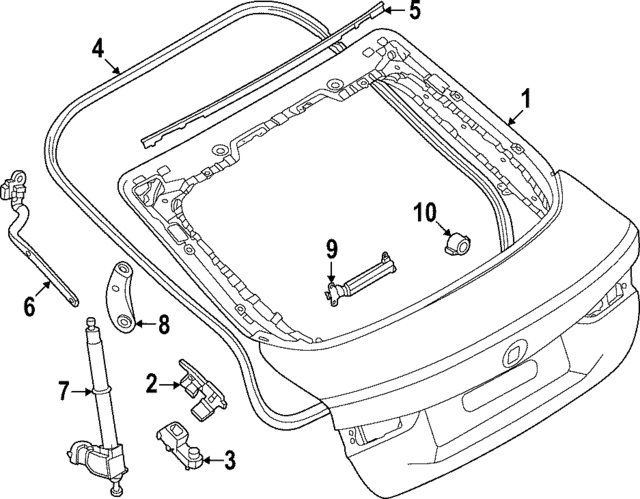 Genuine BMW 51-76-5-A35-907 | Weather-Strip On Body | FREE Shipping on ...