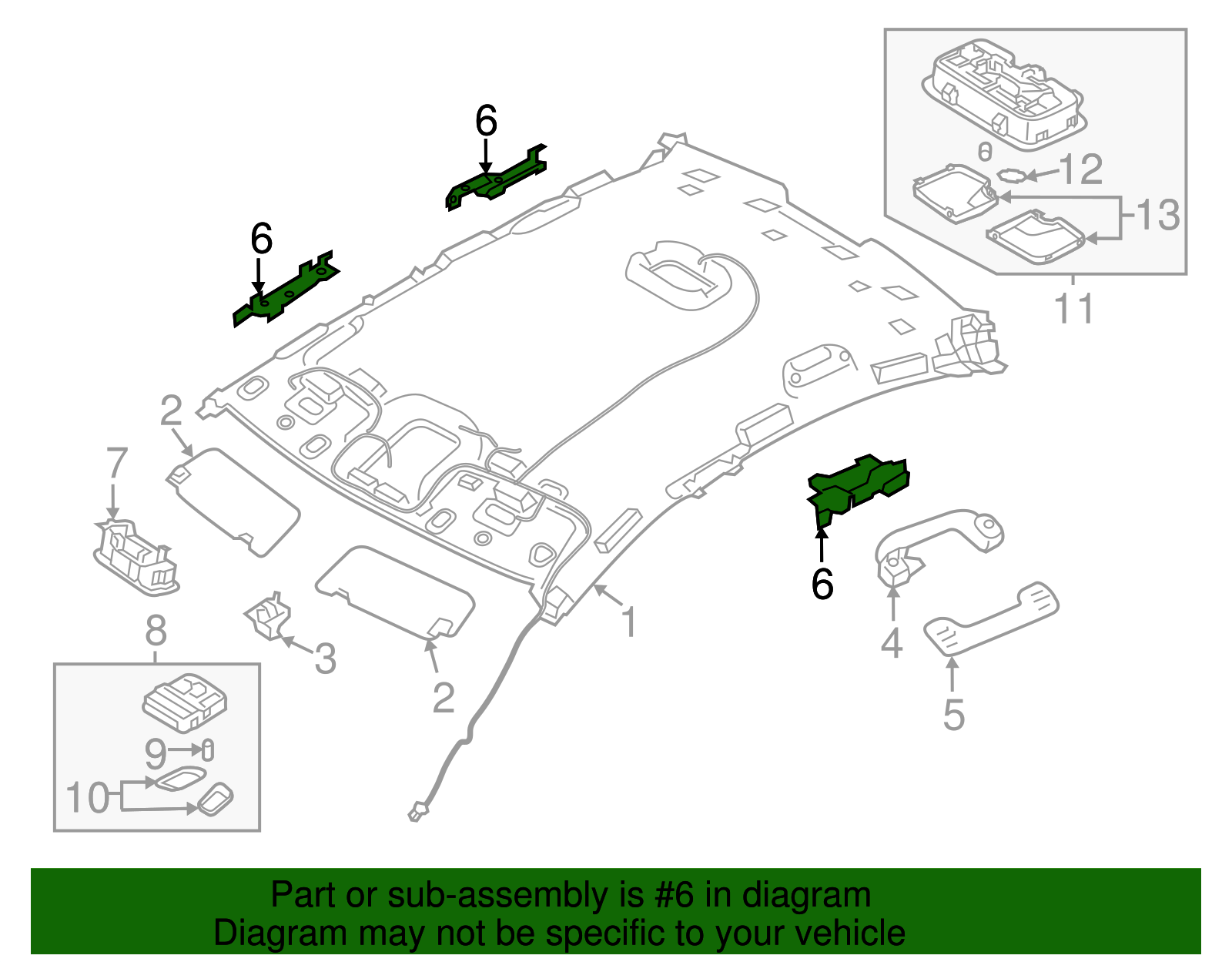 2017-2019 Kia Cadenza | Assist Support | 85332-F6000 | Kia Auto Parts