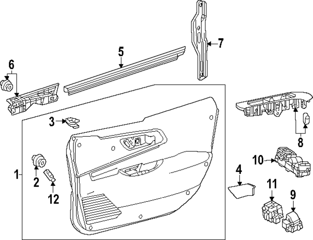84930-47020 - 2023-2024 Toyota - Lock Switch | Sparks Parts