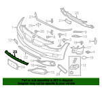 Genuine BMW 51-11-7-294-837 | Center Molding - Sport Line | FREE ...