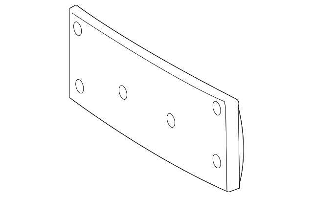 51117294678 - 2014-2020 BMW License Bracket (51-11-7-294-678) | BMW of ...