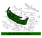 51117363276 - 2014-2020 BMW Bumper Cover (51-11-7-363-276) | BMW of ...