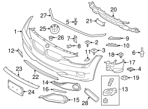 OEM BMW Insert Panel Part# 51117435789 | BMW Parts Center