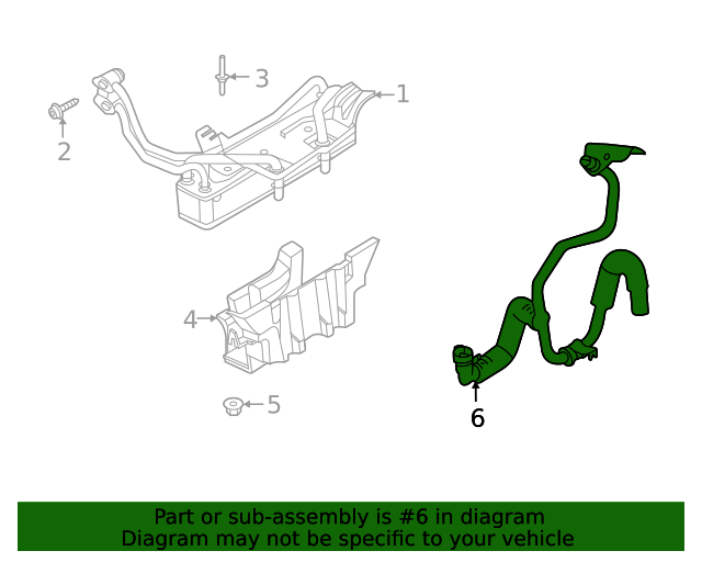 2020-2023 Ford Oil Cooler Tube LC3Z-7H255-A | Blue Springs Ford Parts