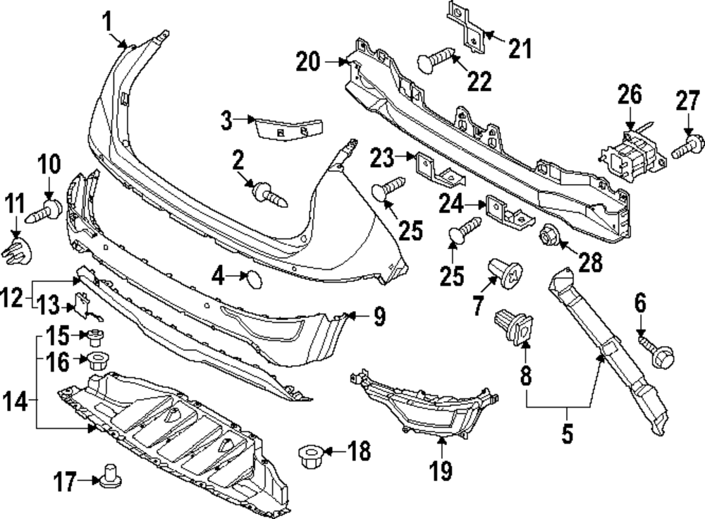 86650-AO030 - Lower Cover 2023-2025 Kia Niro EV | Kia.Parts