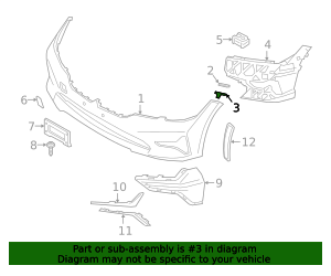 Genuine BMW 51-11-7-422-252 | Bumper Cover Side Bracket | FREE Shipping ...