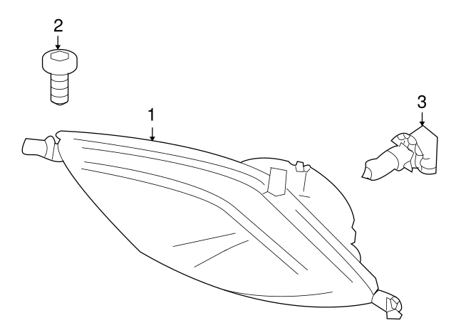 2003-2006 Porsche Cayenne Fog Lamp Assembly 955-631-161-02 | Porsche Marin