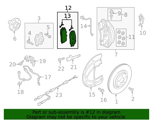 4M0-698-151-BK - Disc Brake Pad Set 2021-2023 Audi | AutoNationParts.com