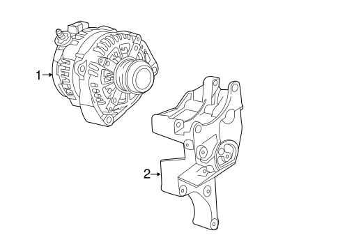 Alternator for 2015 GMC Yukon | GMPartsDirect.com