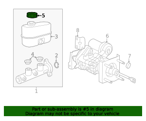 2014-2020 Mopar Master Cylinder Reservoir 68211910AB | TascaParts.com