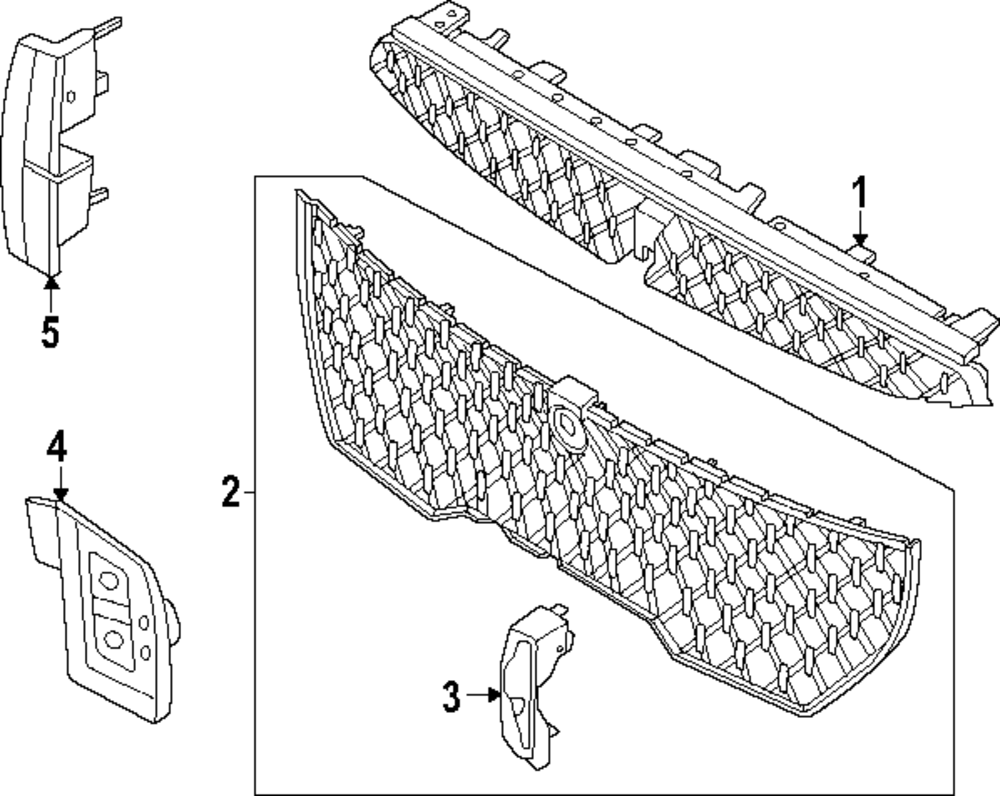 R2TZ-8213-BB - Ornament 2024-2025 Lincoln Nautilus | Big 3 Auto Parts