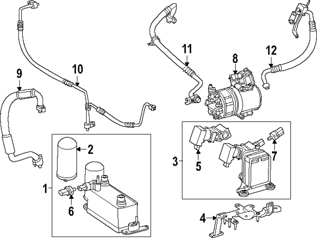 2023-2024 Mercedes-Benz Compressor 0008307804 | Mercedes-Benz Parts Express
