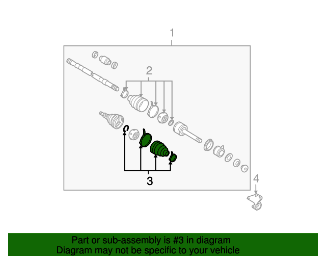 39741-7Y026 - Inner Boot - 2002-2009 Nissan | Nissan OEM Parts Direct