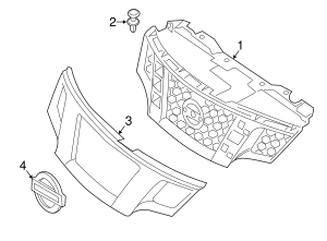 62382-3LM0H - Molding 2013-2019 Nissan NV200 | Nissan Parts ...