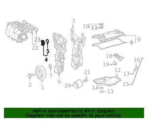2018-2025 Toyota Engine Variable Valve Timing (Vvt) Solenoid 15370 ...