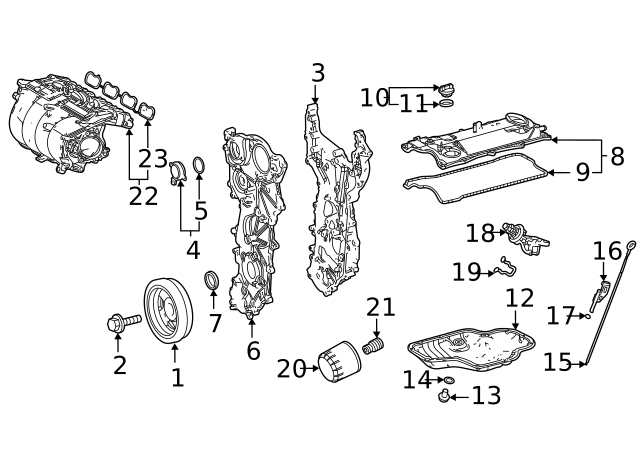 2018-2024 Toyota Engine Variable Valve Timing (Vvt) Solenoid 13090 ...