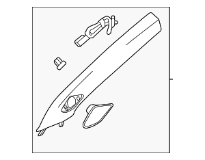 2021-2024 Chevrolet Trailblazer F Molding 42780755 GM | GMPartsDirect.com