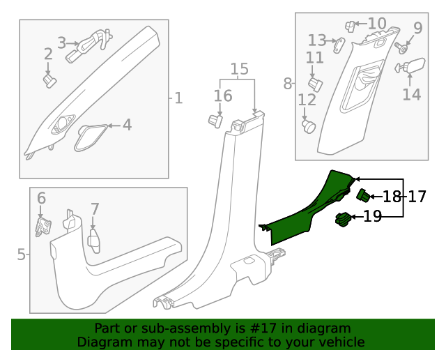 2021-2024 Chevrolet Trailblazer F Molding 42743268 GM | GMPartsDirect.com