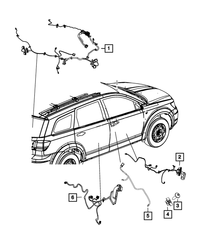 Dodge journey wiring harness store