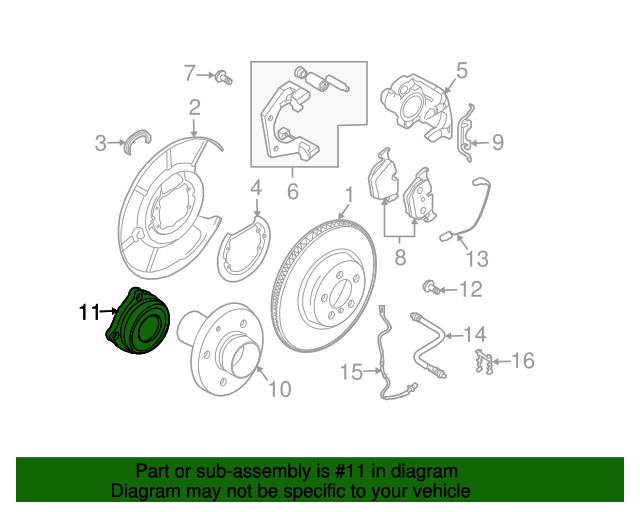 33411095652 - 1997-2010 BMW Wheel Bearings (33-41-1-095-652) | BMW of ...