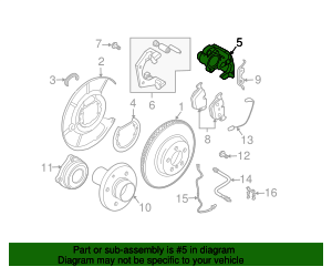 34-21-6-758-058 - Caliper housing right 2004-2010 BMW | AutoNationParts.com