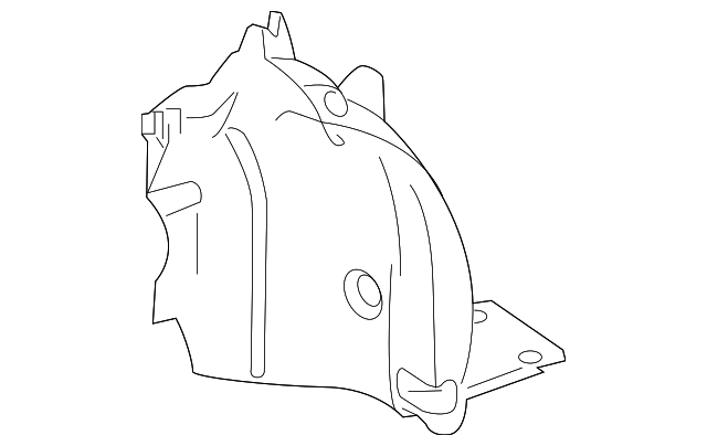 223-690-04-00 - Rear Fender Liner 2021-2024 Mercedes-Benz | Mercedes ...