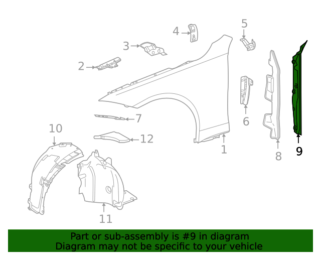 223-889-00-00 - Rear Cover 2021-2023 Mercedes-Benz | Mercedes-Benz USA ...